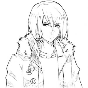 Yuri on Ice Coloring Pages Chibi Characters - XColorings.com