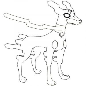 Eternatus Pokemon Coloring Pages Line Art - XColorings.com