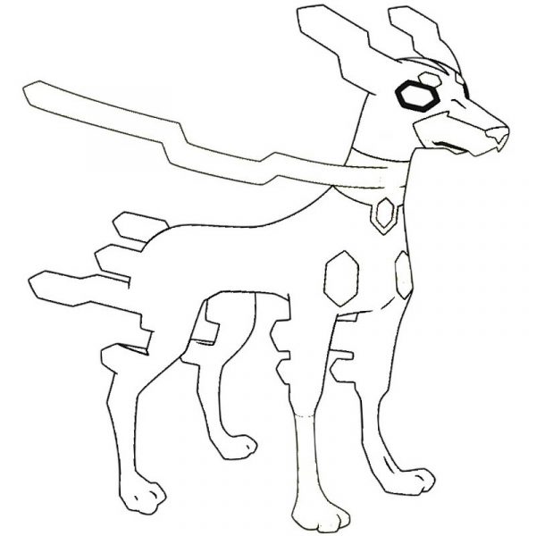 Eternatus Pokemon Coloring Pages Line Art - XColorings.com