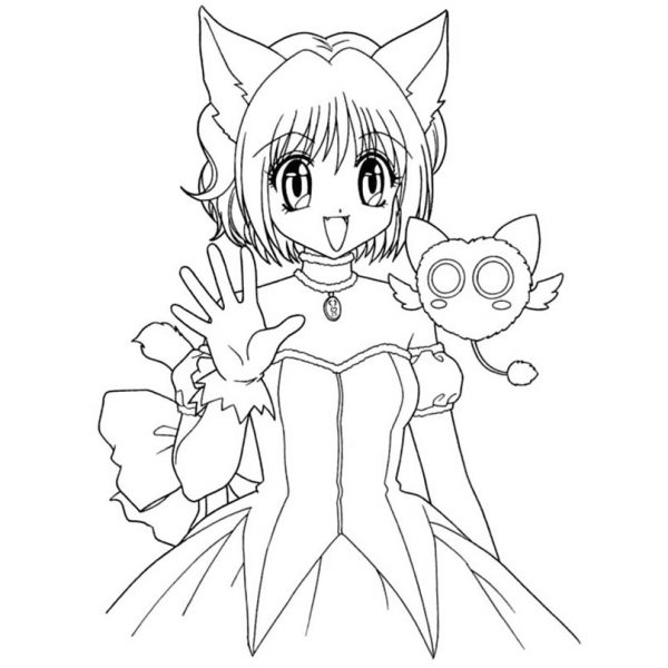 Minecraft Aphmau is Running Coloring Pages - XColorings.com