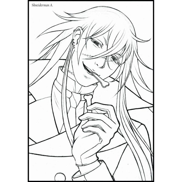 Black Butler Coloring Pages - XColorings.com
