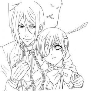 Black Butler Coloring Pages - XColorings.com
