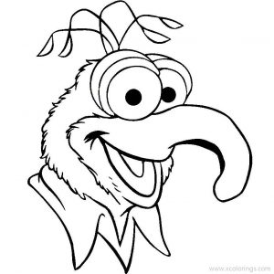 The Muppets Coloring Pages Pirate Gonzo - XColorings.com