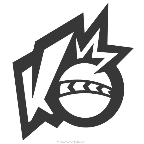 Knockout City Logo Coloring Pages - XColorings.com Knockout City Logo Coloring Pages - XColorings.com