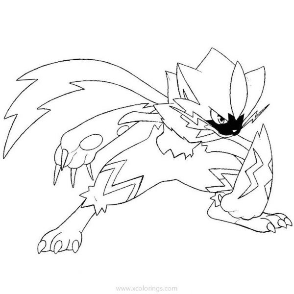 Torracat Pokemon Sun and Moon Coloring Pages - XColorings.com