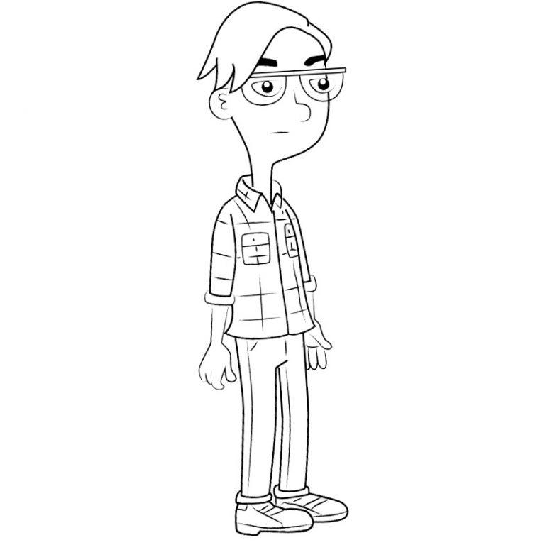 Milo Murphy's Law Coloring Pages Zack Underwood - XColorings.com