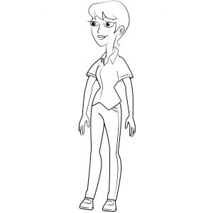 Milo Murphy's Law Coloring Pages Diogee the Dog - XColorings.com