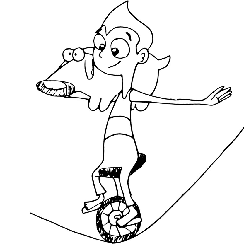 Milo Murphy's Law Coloring Pages Diogee the Dog - XColorings.com