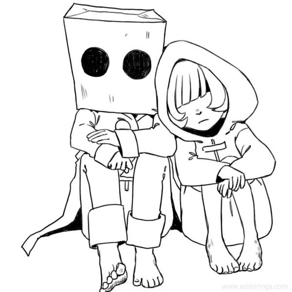 Little Nightmares Coloring Pages The Janitor - XColorings.com