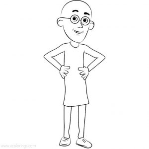 Motu Patlu Coloring Pages Characters - XColorings.com