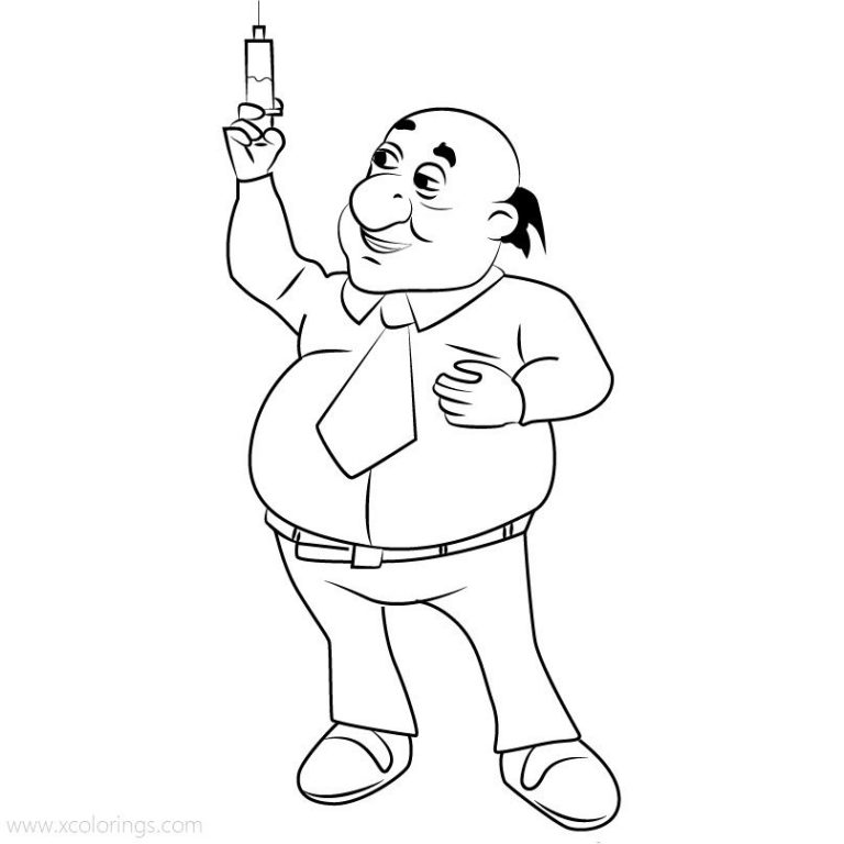 Printable Motu Patlu Coloring Pages - XColorings.com
