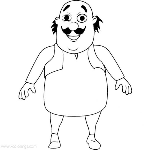 Motu Patlu Coloring Pages Coloring Pages