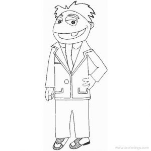 Muppets Coloring Pages Beaker and Bunsen Honeydew - XColorings.com