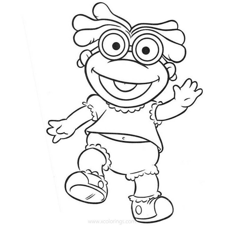 Muppet Babies Coloring Pages Baby Elmo - XColorings.com