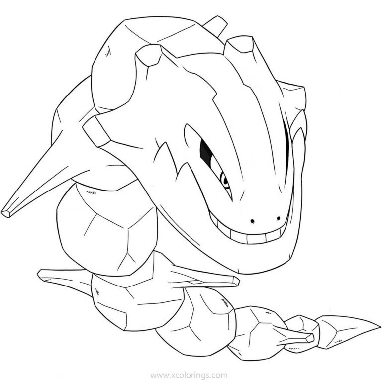 Mega Steelix Pages Coloring Pages