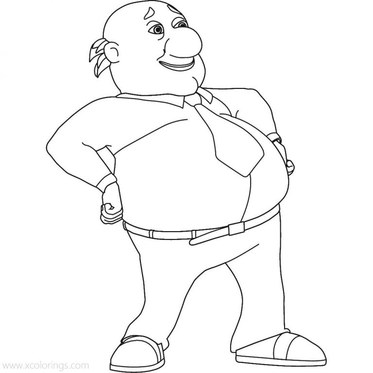 Printable Motu Patlu Coloring Pages - XColorings.com