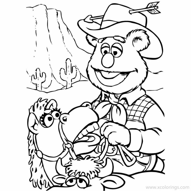 The Muppets Coloring Pages Pirate Gonzo - XColorings.com