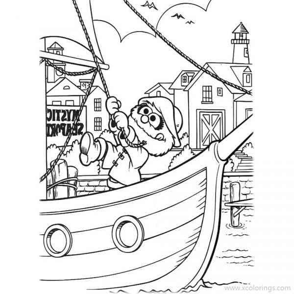 The Muppet Babies Coloring Pages Fozzie - XColorings.com
